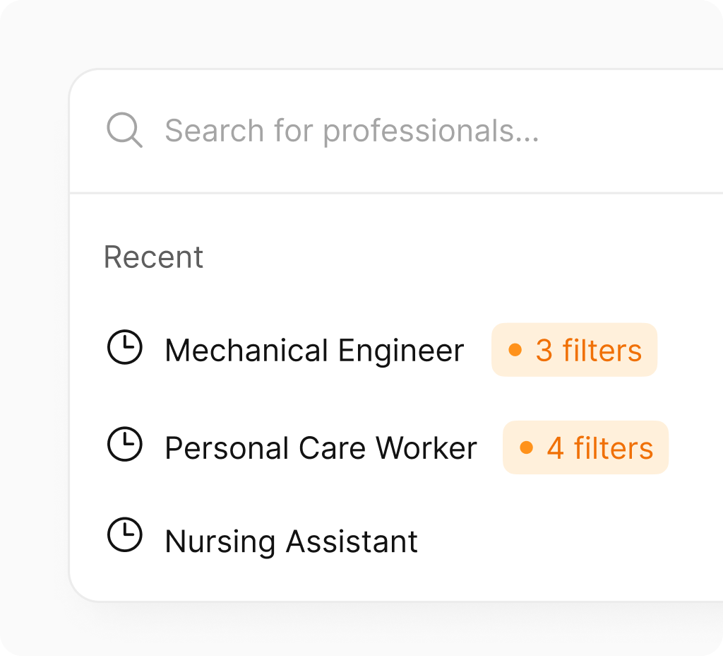 Credible - Instantly hire pre-screened professionals.
